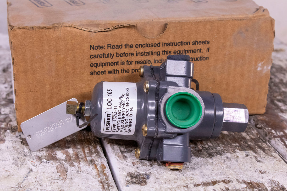 Fisher TYPE 167D-11 SWITCHING VALVE – Hydraulic Junkyard
