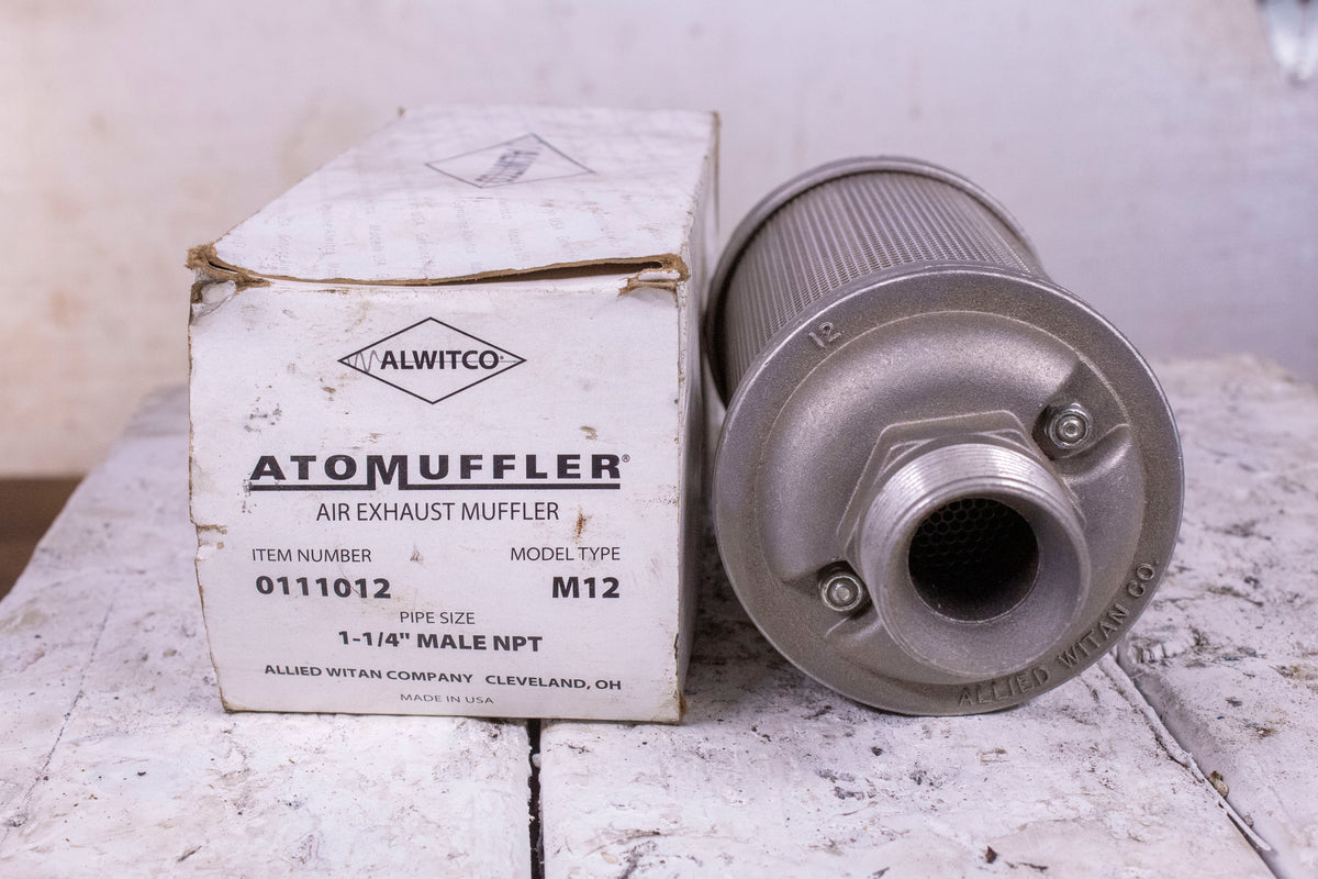 Alwitco Air Exhaust Muffler 0111012 M12 – Hydraulic Junkyard