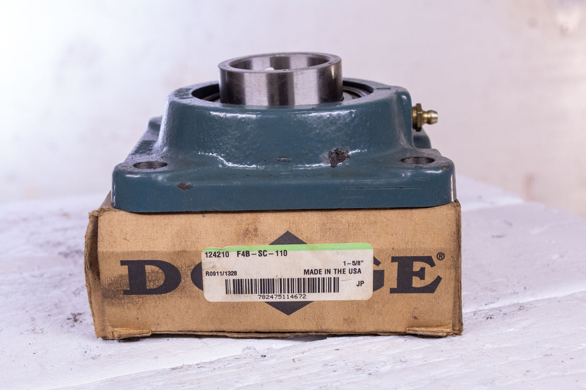 Dodge 124210 F4B-SC-110 Dodge New Ball Bearing Flange Unit – Hydraulic ...