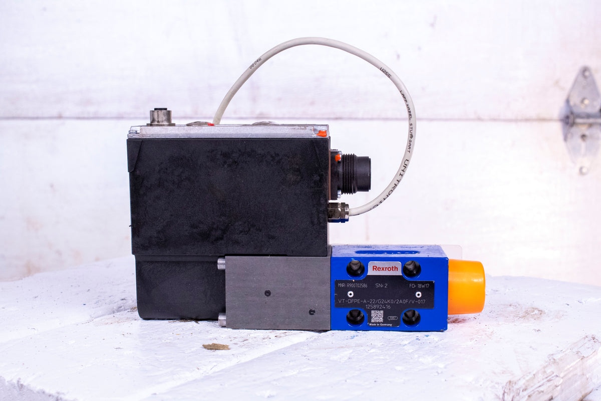 Rexroth R900702586 PROPORTIONAL VALVE VT-DFPE-A-2X/G24K0/2A0F/V-017 ...