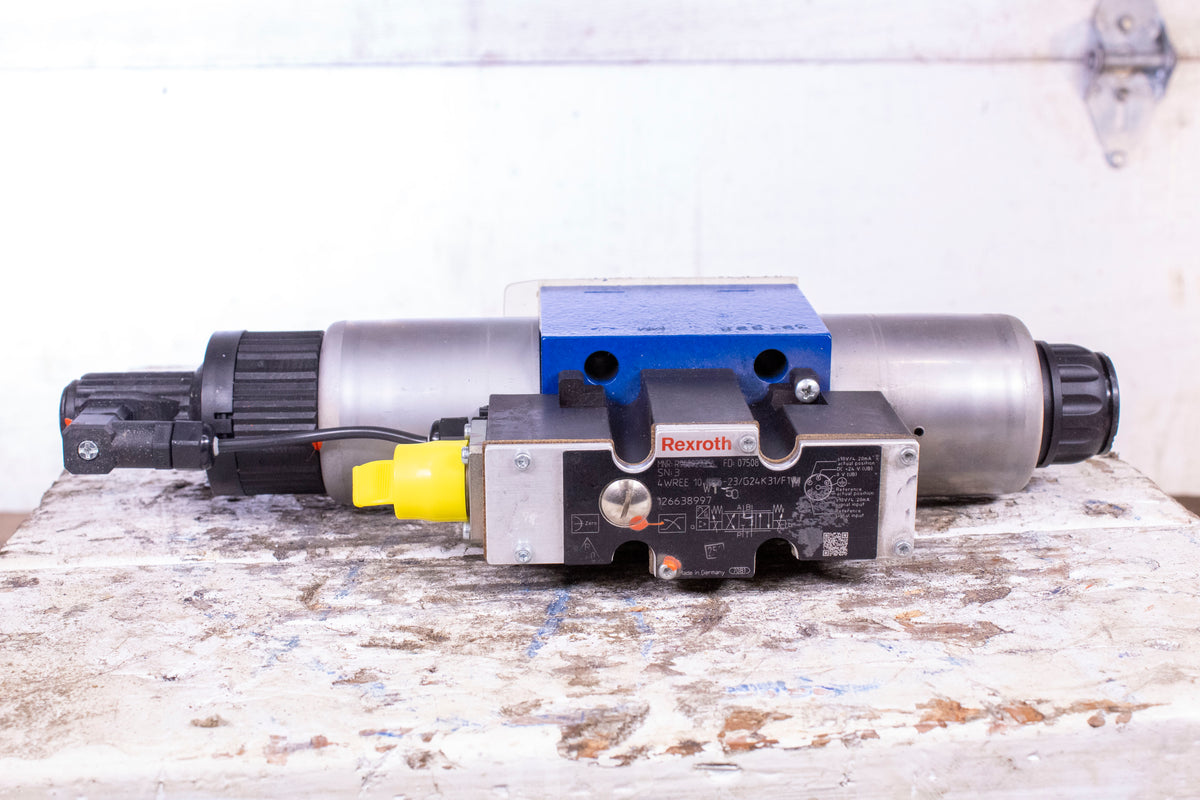 Rexroth 4WREE 10 W1-50-23/G24K31/F1M Proportional Valve – Hydraulic ...