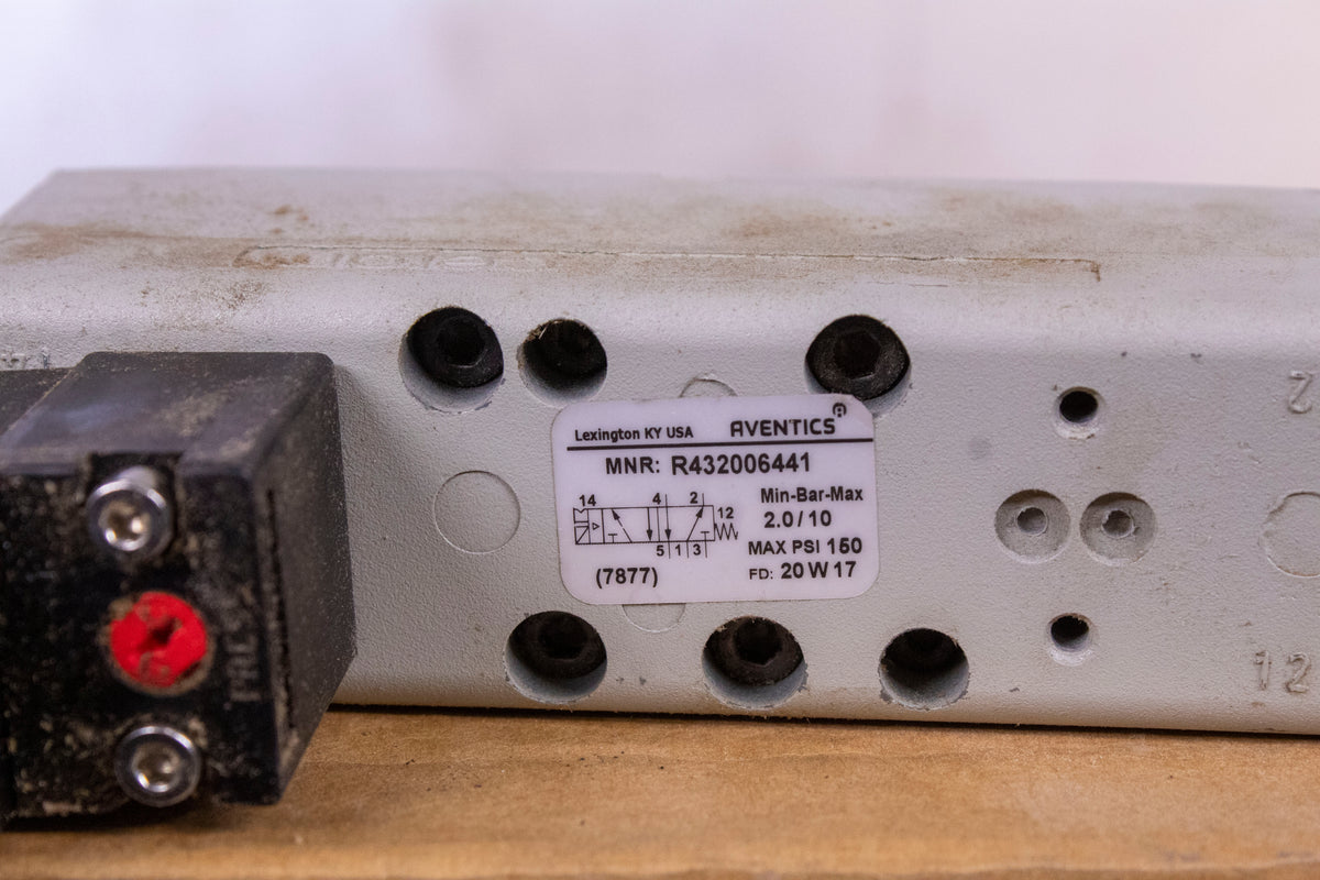 Rexroth Aventics R432006441 Solenoid-Operated Air Control Valve ...
