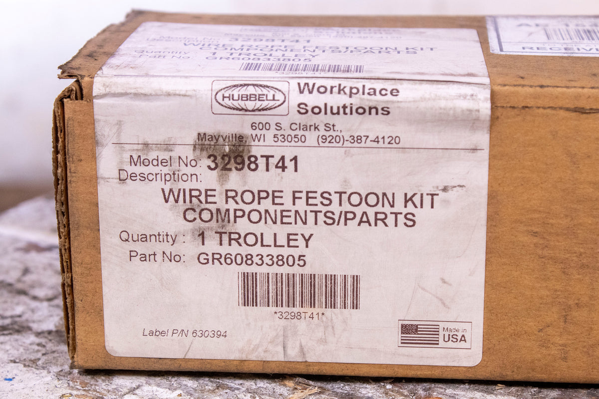 Workplace Solutions 3298T41 Trolley GR60833805 Wire Rope Festoon Kit ...