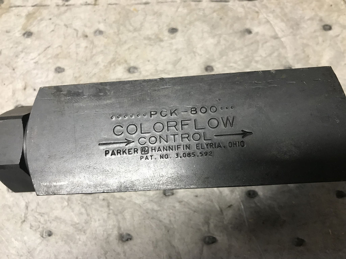 Parker Colorflow PCK-800 Pressure Compensated Flow Control Valve ...