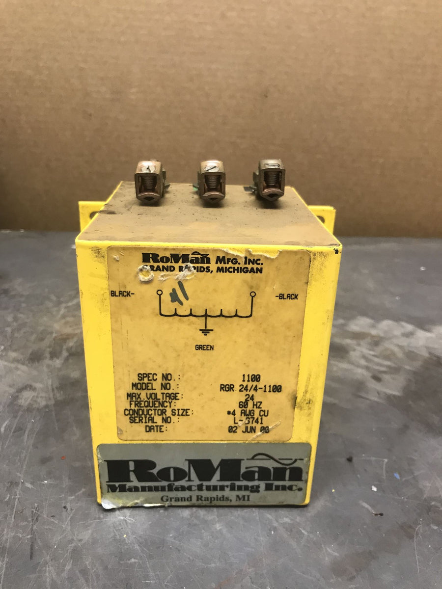Roman Manufacturing Transformer RGR 24/4-1100 – Hydraulic Junkyard