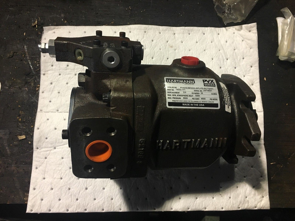 HARTMANN PVX232-BKXXX-20FL/FG-RCTQXX1 PUMP 74002-171 – Hydraulic Junkyard