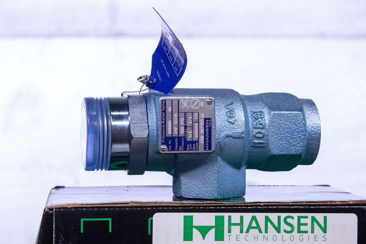 Hansen H5600A/150P Pressure Relief Valve Pop-Eye Refrigerant Gas ...