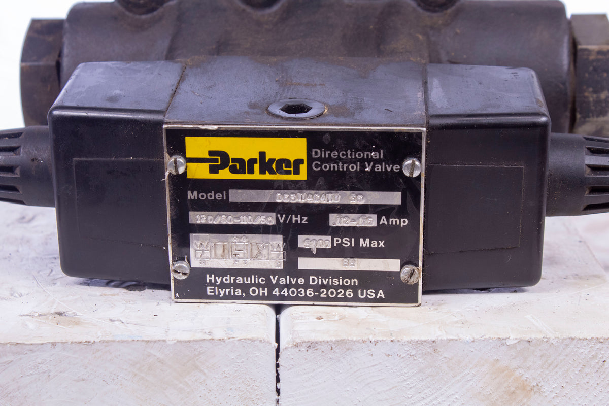 Parker Directional Control Valve D63W4C4VY 36 – Hydraulic Junkyard