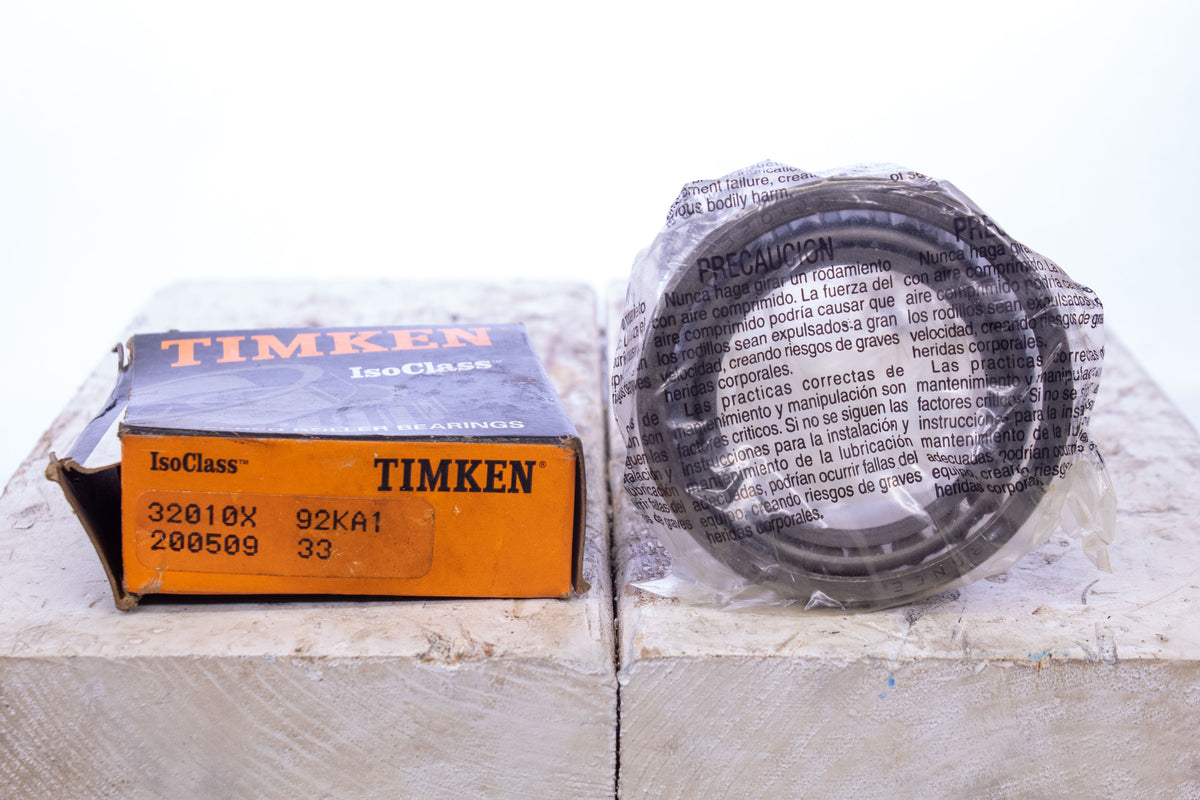 Timken 32010X 92KA1 Tapered Roller Bearing Assembly, Chromium Steel ...
