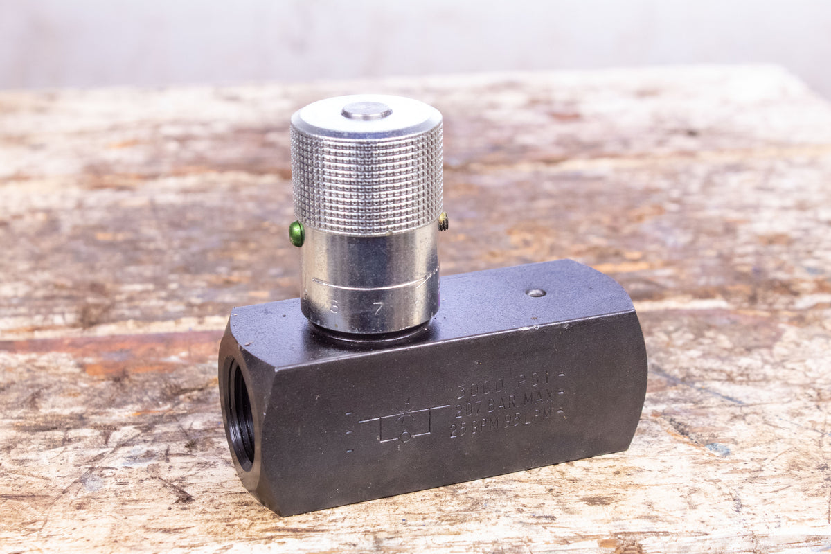 Parker F1200S Hydraulic In-Line Flow Control Valve – Hydraulic Junkyard