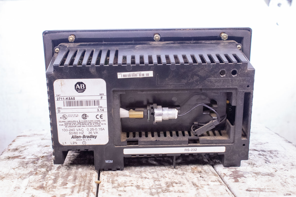 AB PanelView 550 2711-K5A5 Keypad Operator Terminal Allen Bradley ...